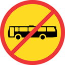 R227 - No Busses Road Sign | Safety Signs & Equipment