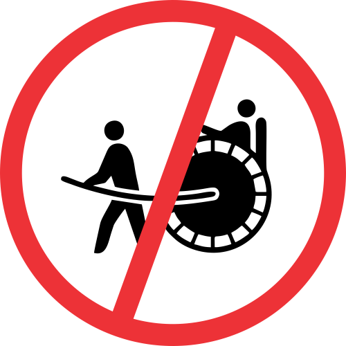 R234 - No Rickshaws Road Sign | Safety Signs & Equipment