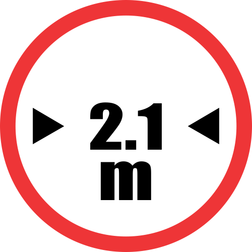 R239 - Width Limit Road Sign | Safety Signs & Equipment