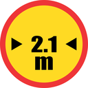 R239 - Width Limit Road Sign | Safety Signs & Equipment