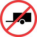 TR240 - Temporary No Towed Vehicles Road Sign | Safety Signs & Equipment