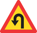 W207 - Hairpin Bend (Left) Road Sign | Safety Signs & Equipment