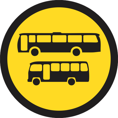 TR135 - Temporary Busses And Midi Busses Only Road Sign | Safety Signs ...