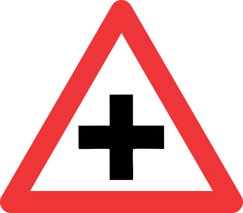 W101 - Crossroad Road Sign | Safety Signs & Equipment