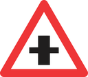 TW102 - Temporary Crossroad On Priority Road Road Sign | Safety Signs ...