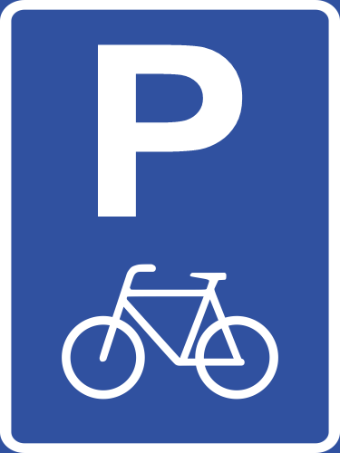 R304-P - Bicycle Parking Reservation Road Sign | Safety Signs & Equipment