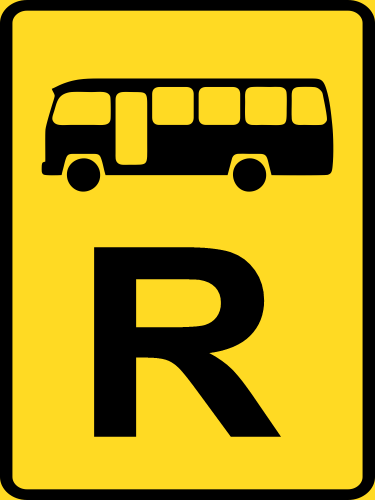 TR311 - Temporary Midi-Bus Reservation Road Sign | Safety Signs & Equipment