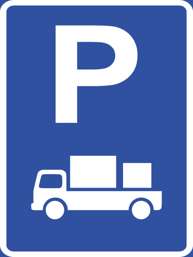 R312-P - Delivery Vehicle Parking Reservation Road Sign | Safety Signs ...