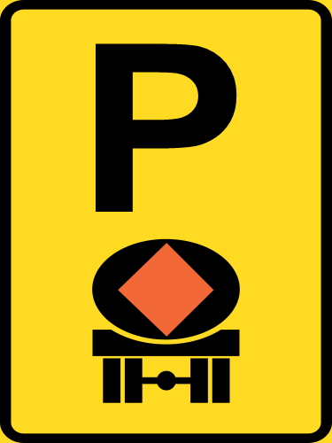 TR316-P - Temporary Vehicle Conveying Dangerous Goods Parking ...