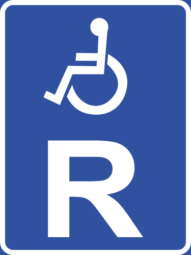 R323 - Disabled Persons Vehicle Reservation Road Sign | Safety Signs ...