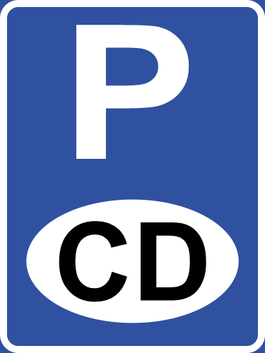 R324-P - Authorised Vehicle Parking Reservation Road Sign | Safety ...