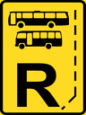R333 - Bus, Midi-Bus & Mini-Bus Reservation Road Sign | Safety Signs ...