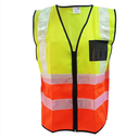Dromex - 2 Tone Reflective Vest - Lime/Orange | Safety Signs & Equipment