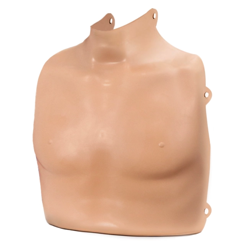 Practi-man - Male Advanced - Chest Skin - Light | Safety Signs & Equipment