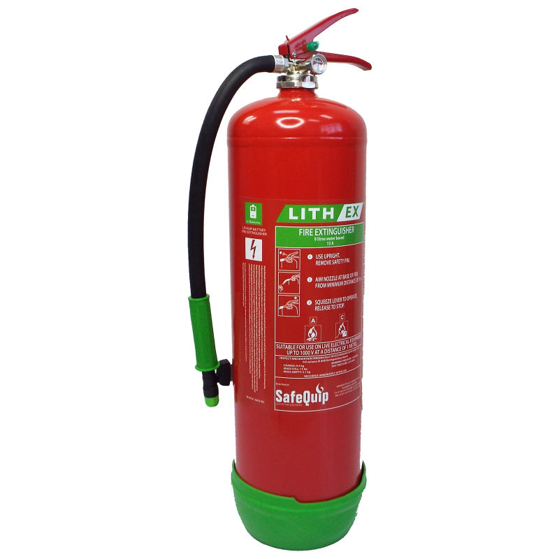 9L Lithium Battery Fire Extinguisher - Factories, Offices & Other