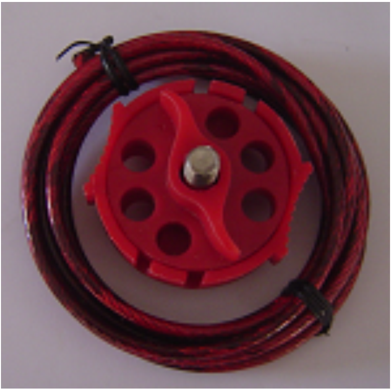 Economy Multipurpose Cable Lockout with 2Mtrs Vinyl Coated Steel Cable ...