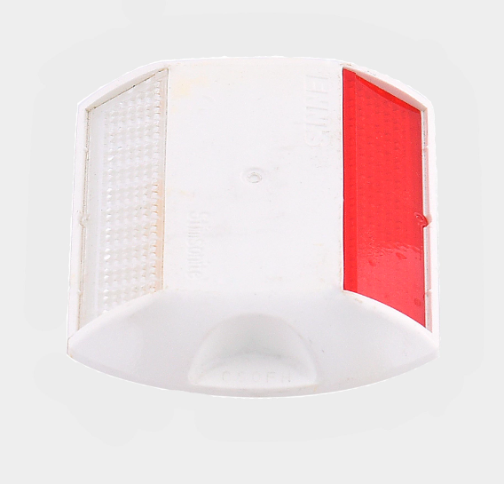 Road Stud C80 White/Red (Cat Eyes) | Safety Signs & Equipment