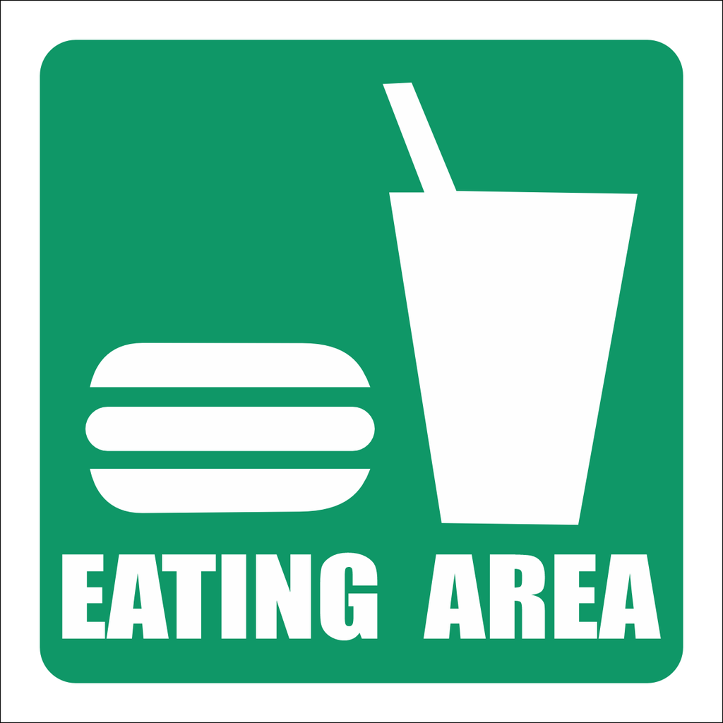 Eating Area Sign - GI77