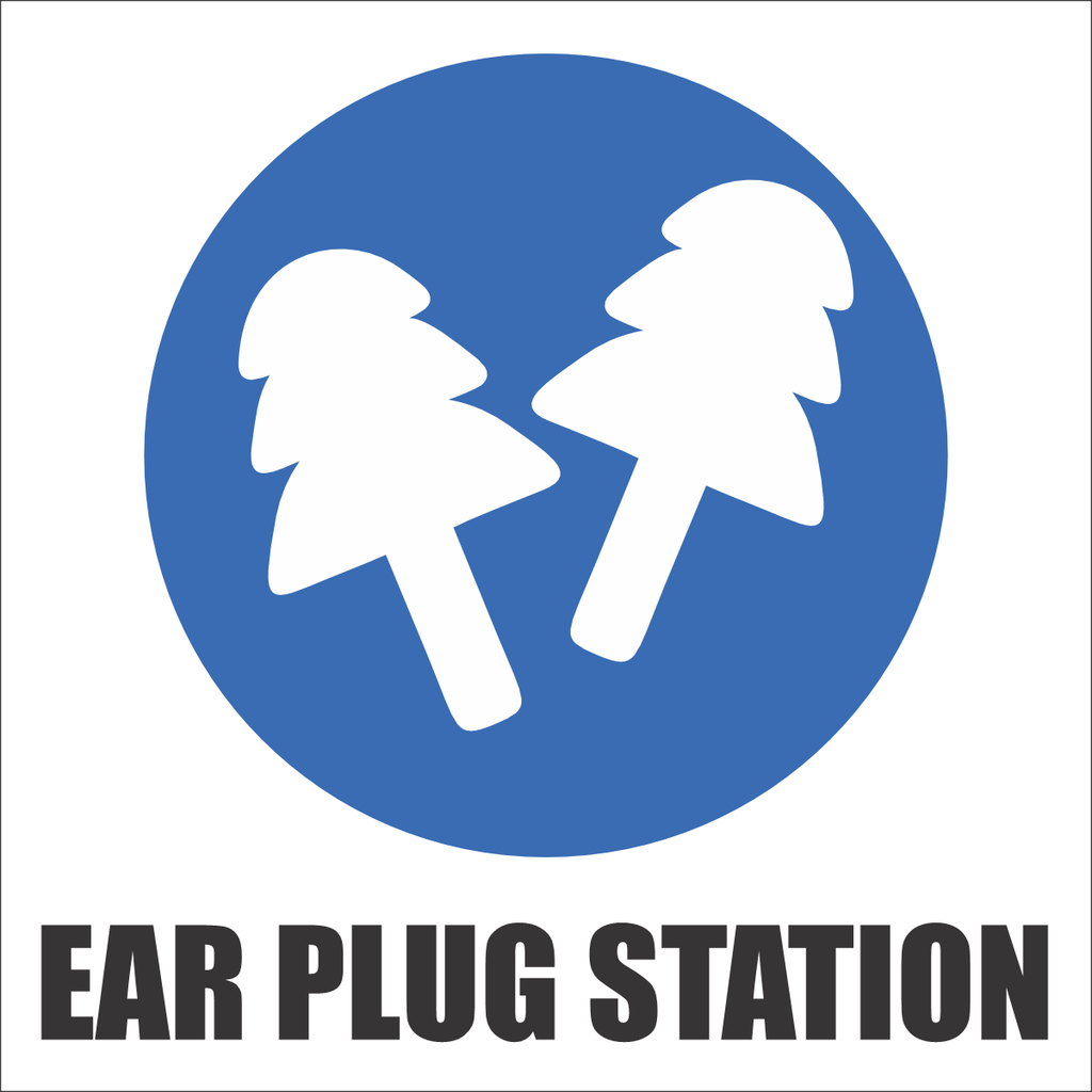 Ear Plug Station Sign - MA46