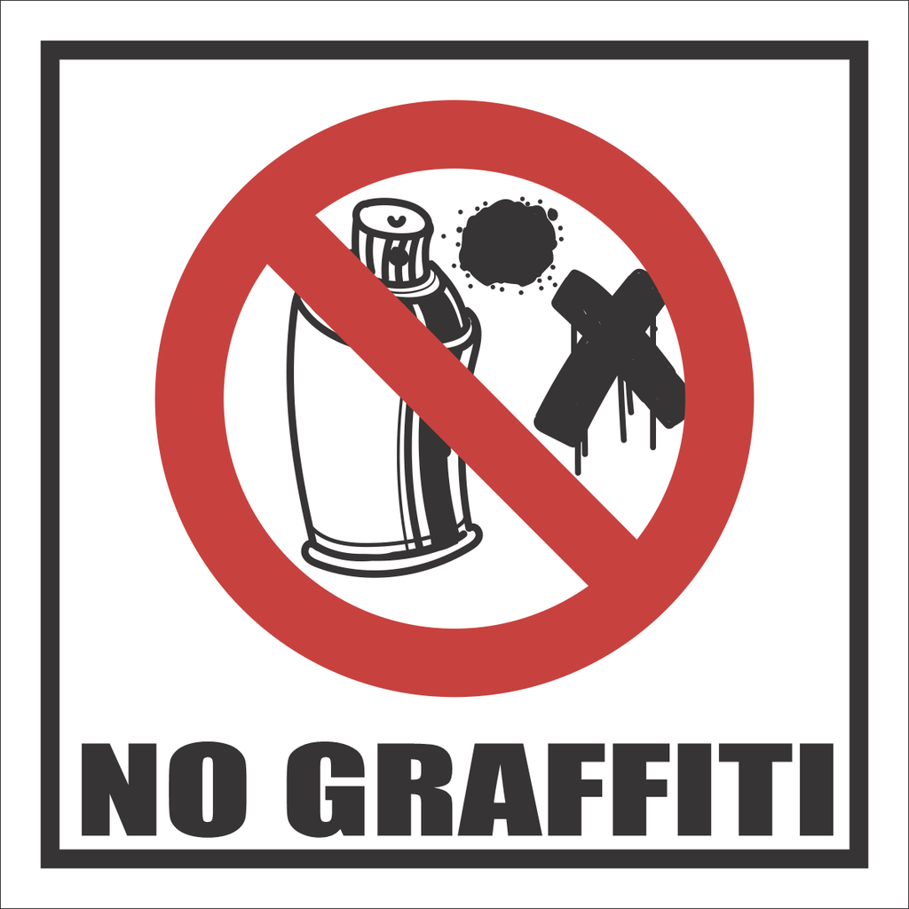 PR63 - No Graffiti Sign | Safety Signs & Equipment