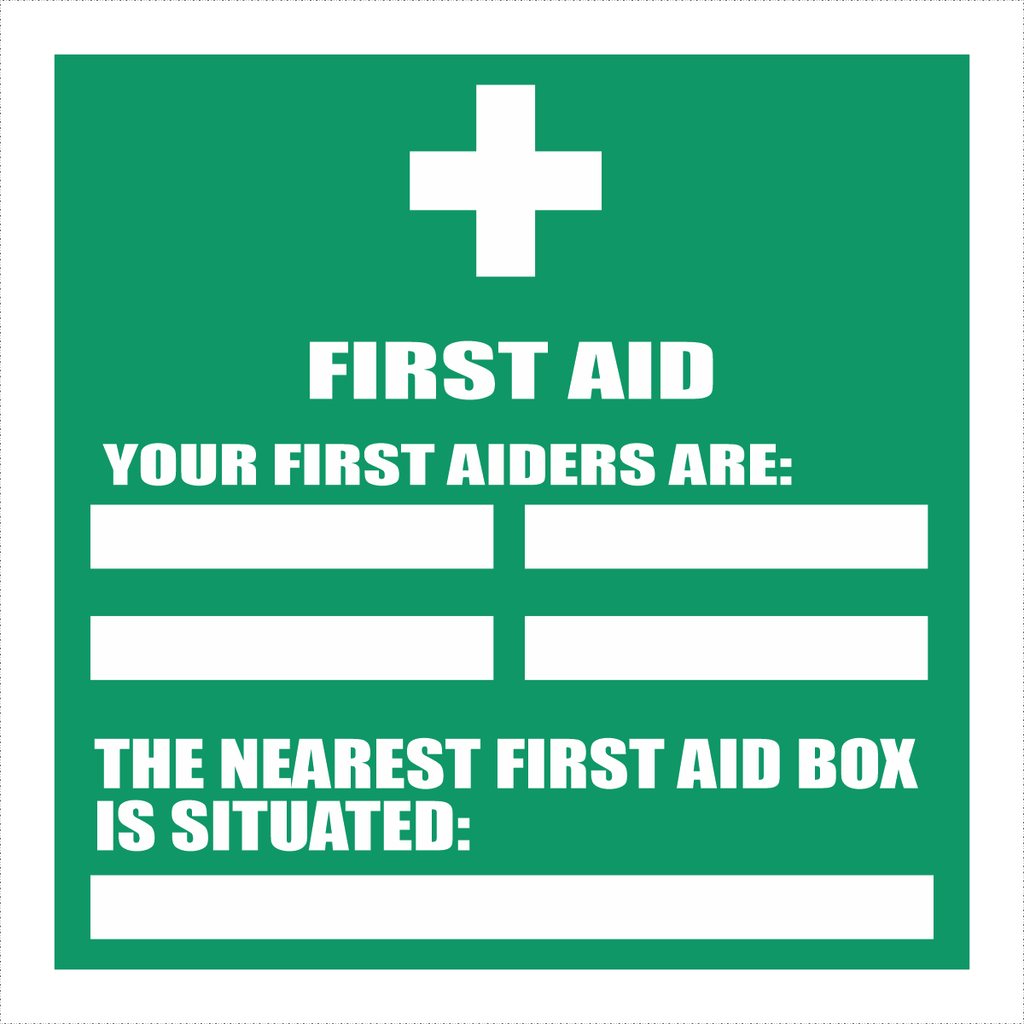 First Aid Box Sign - FA75